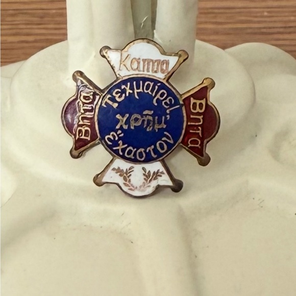 Accessories | Vintage Beta Kappa Beta Fraternal Fraternity Pin Tie Tack ...